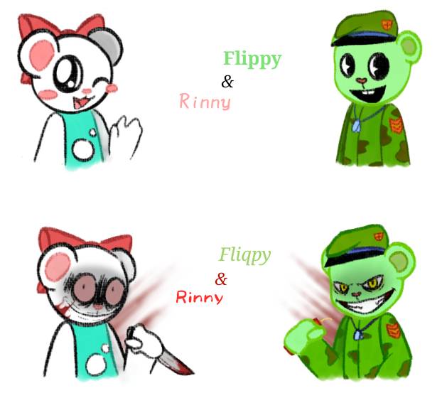 🔪💖 Rinny & Flippy 💚💥 by Your_Author on Sketchers United