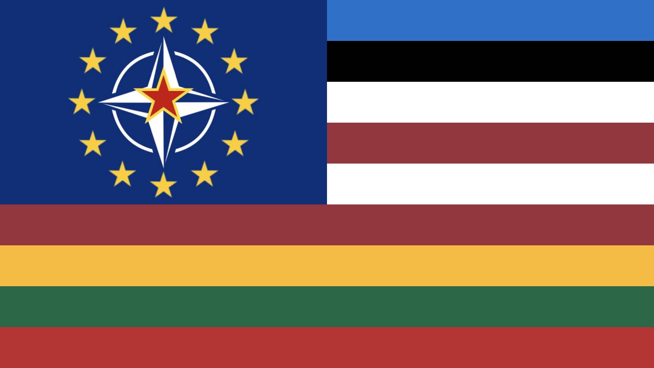 Baltic Countries Flags