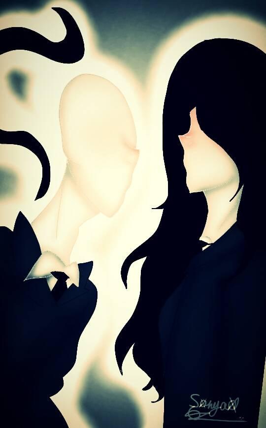Slenderman And Slenderwoman Love