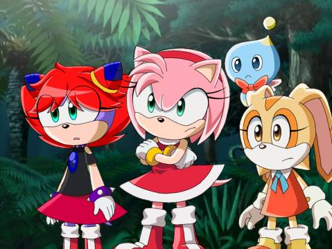 Sonic X Screenshots Cream And Amy