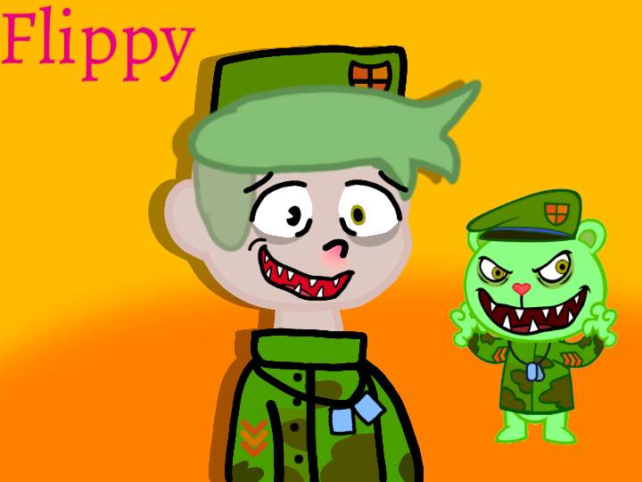 Happy Tree Friends Flippy Human