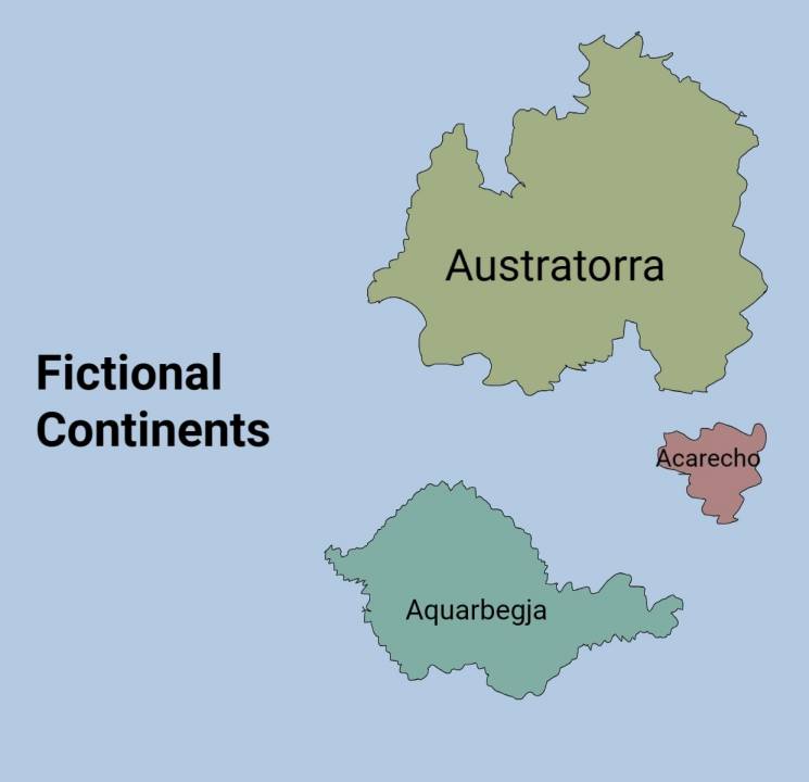 List Of Fictional Continents