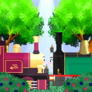 Golden Lady The Engine Sprite