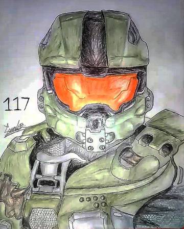 Master Chief Drawing Color